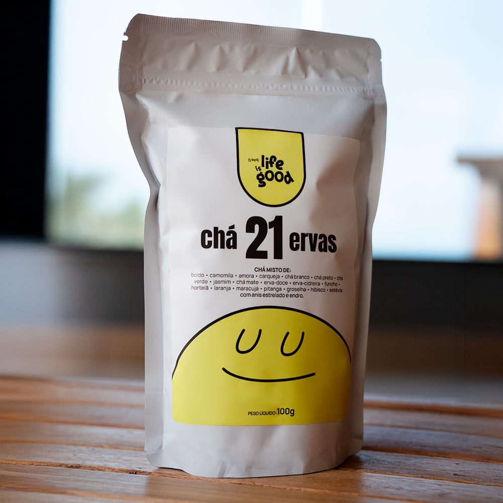 Chá 21 Ervas 100g - Life is Good - by Freeq®